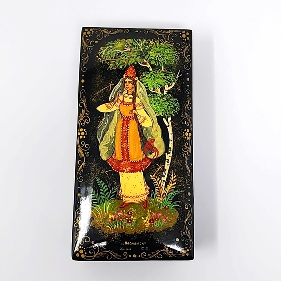 Accents | Russian Wood Enameled Box | Poshmark